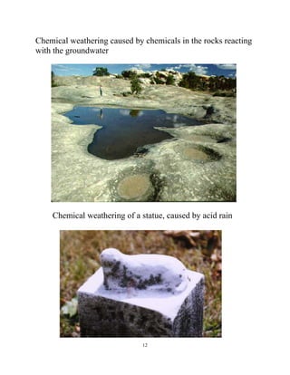Chemical Weathering Before And After Statues