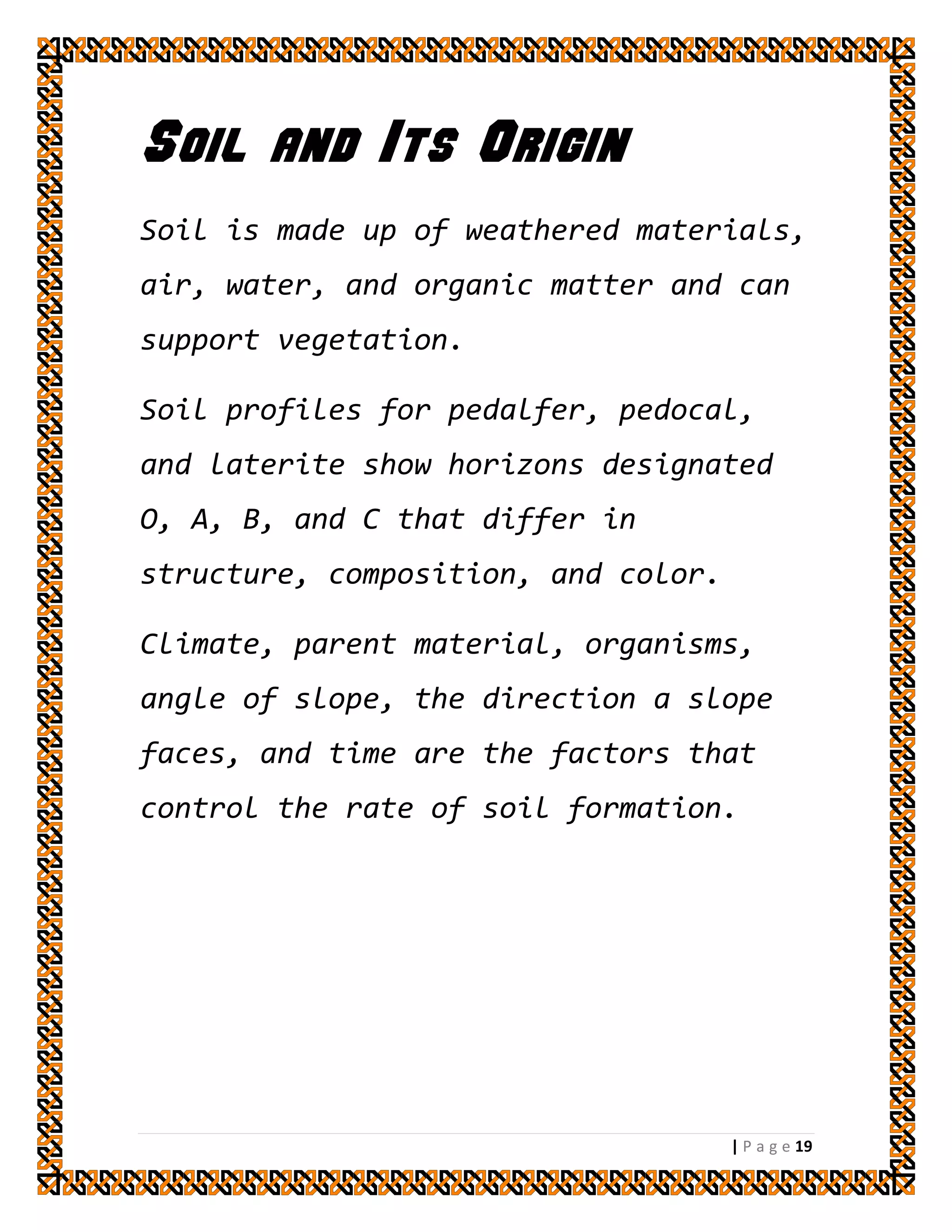Weathering, erosion & soil | PDF