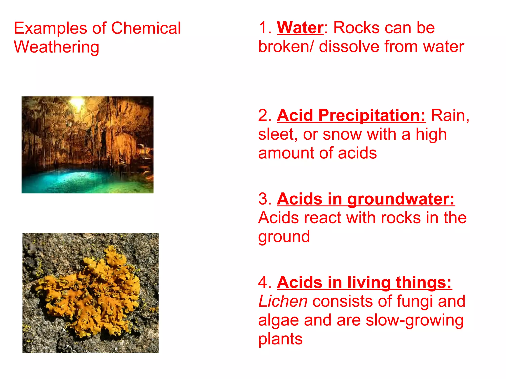 Weathering fill in the blank notes | PPT