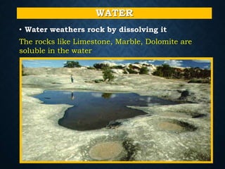 Water Chemical Weathering