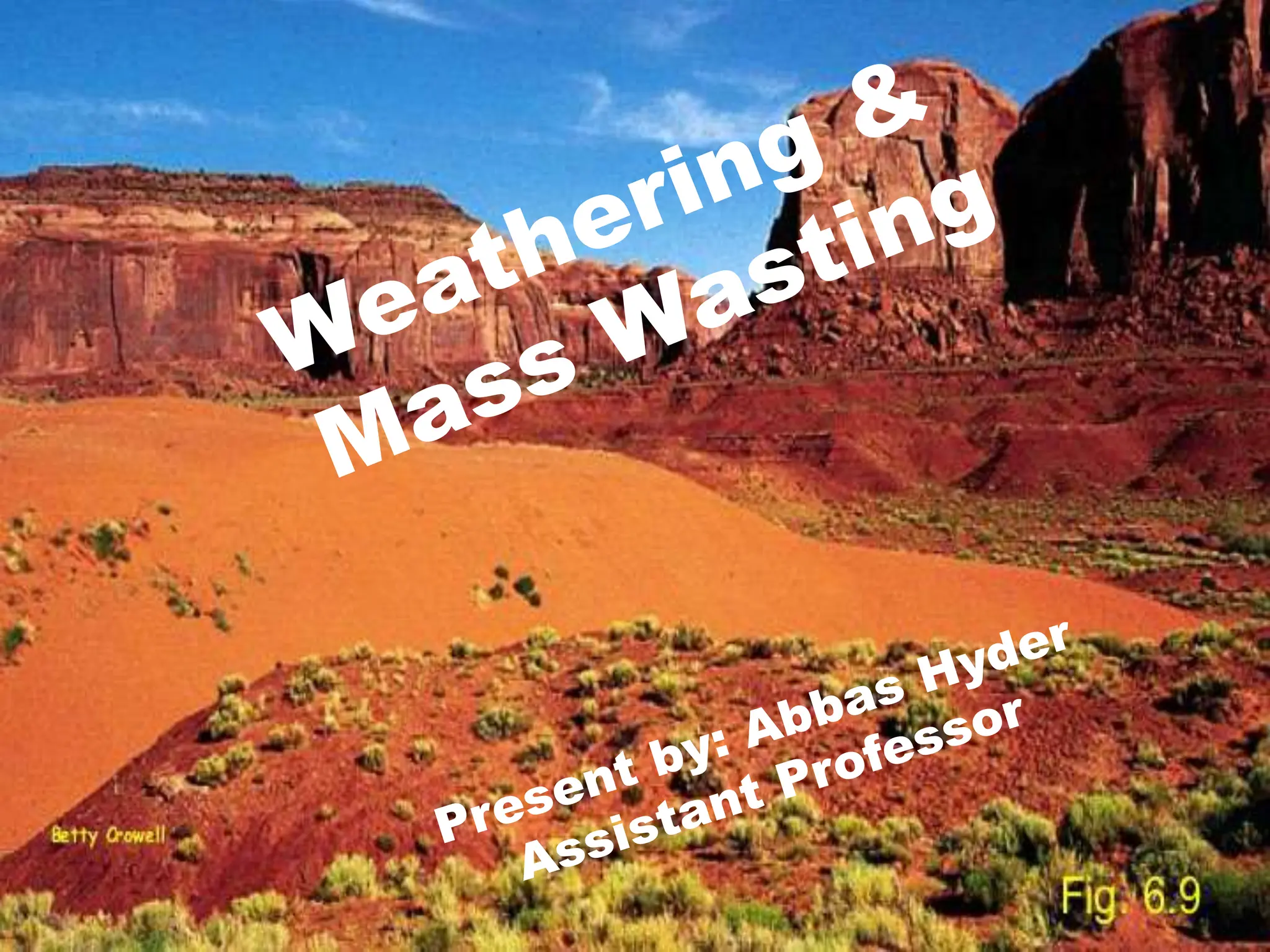 Weathering & Mass Wasting or Mass Movement of Earth | PPT