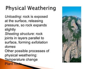 Weathering & Mass Wasting or Mass Movement of Earth | PPT