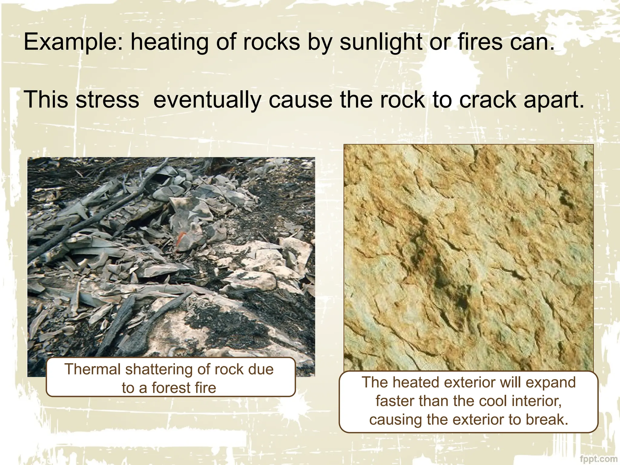 Weathering of rocks, definition and types.pptx