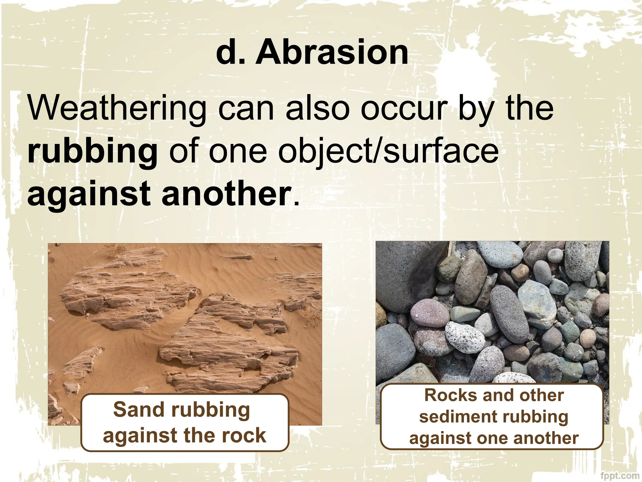 Weathering of rocks, definition and types.pptx