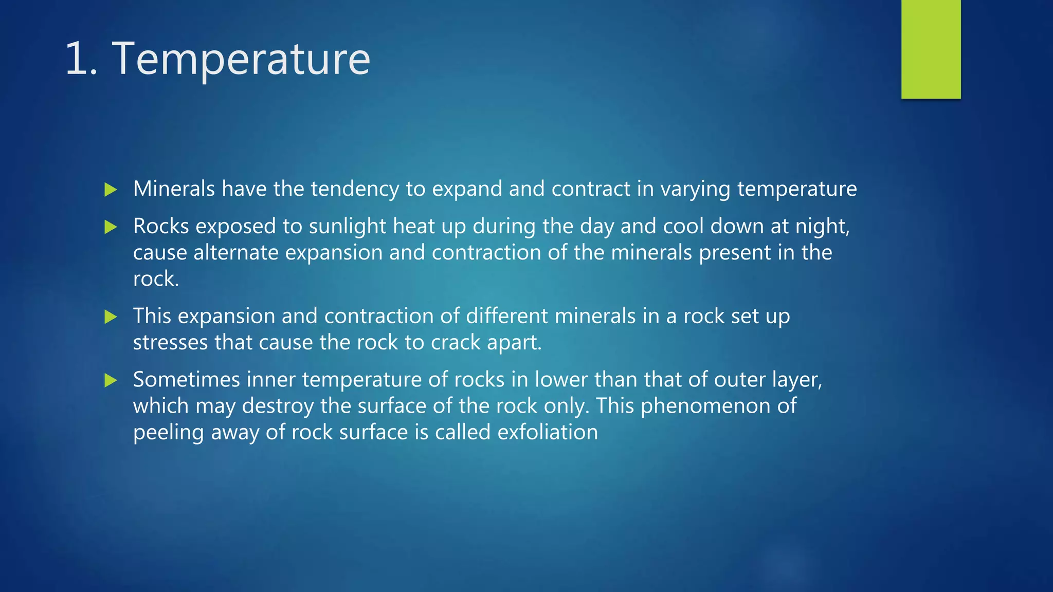 Weathering of rocks and minerals | PPTX