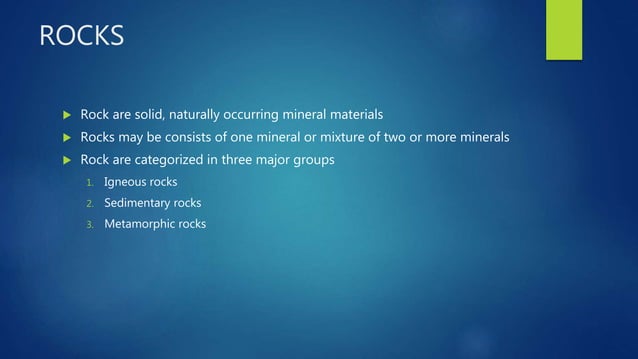 Weathering of rocks and minerals | PPTX