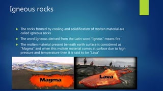 Weathering of rocks and minerals | PPTX