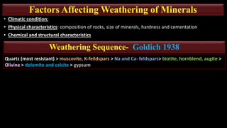 weathering of Rocks and minerals.pptx