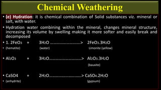 weathering of Rocks and minerals.pptx