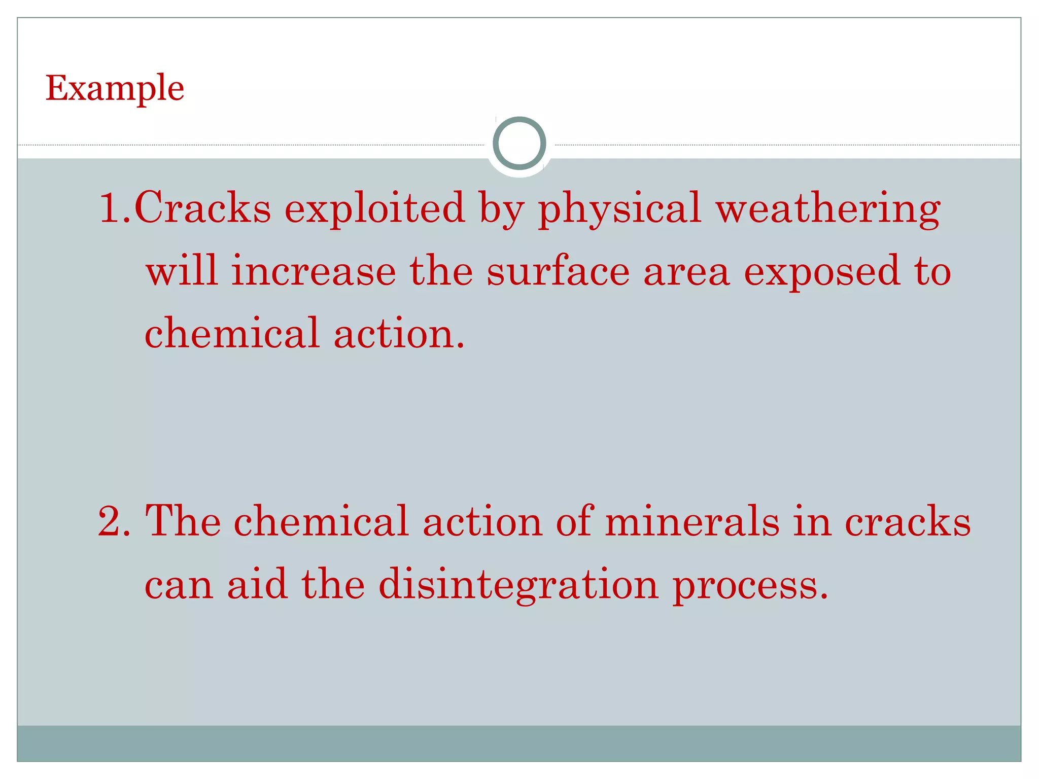 Weathering - GEOLOGY (engineering geology- kannur university ) | PPT
