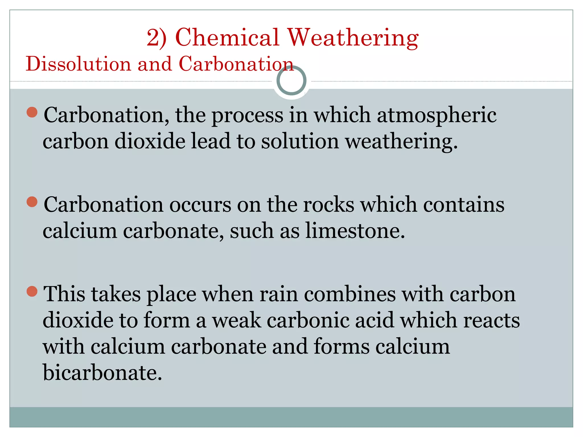 Weathering - GEOLOGY (engineering geology- kannur university ) | PPT
