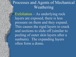 Weathering rev | PPT | Geology | Science