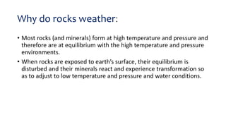 Weathering sequence | PPTX