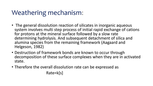 Weathering sequence | PPTX | Geology | Science