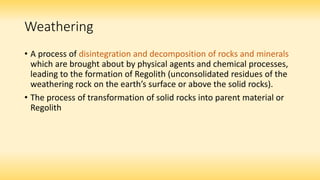 Weathering sequence of soil with special reference to Indian soil.pptx