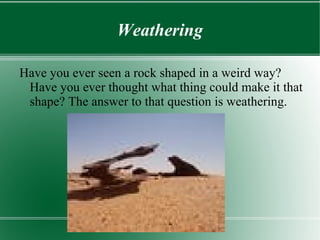 Weathering slide | ODP