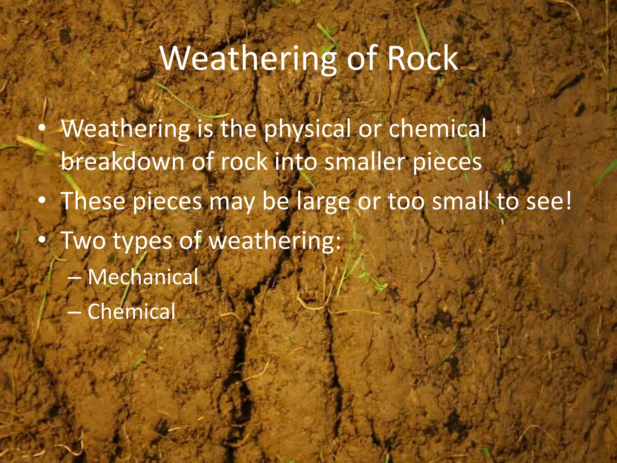 Weathering, soils, & erosion | PPTX