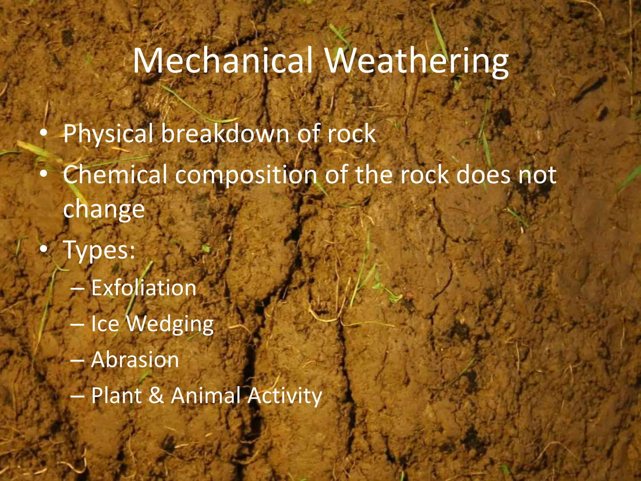 Weathering, soils, & erosion | PPTX