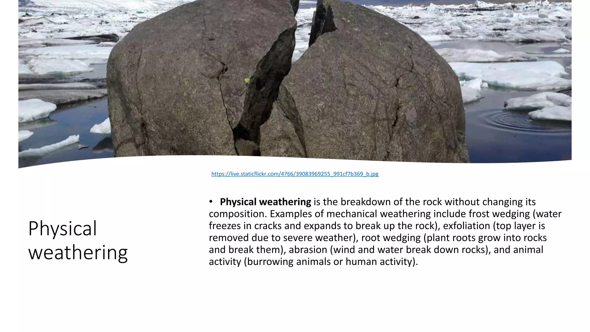Four Areas of Earth Science and Weathering terms | PPTX