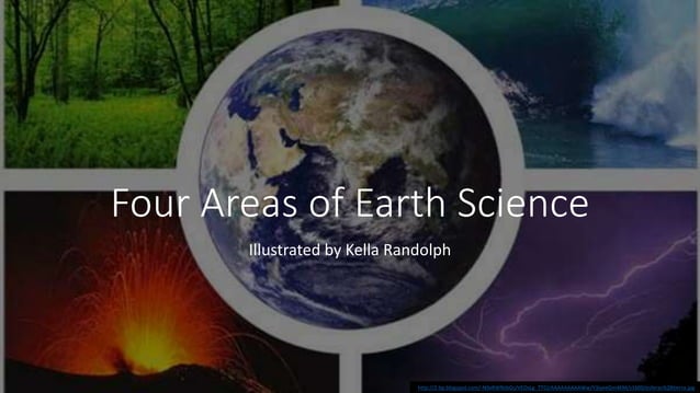 Four Areas of Earth Science and Weathering terms | PPT