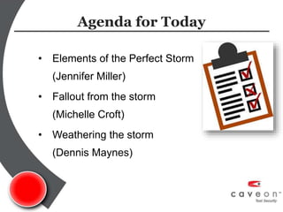 Caveon Webinar Series - Weathering the Perfect Test Security Storm May ...