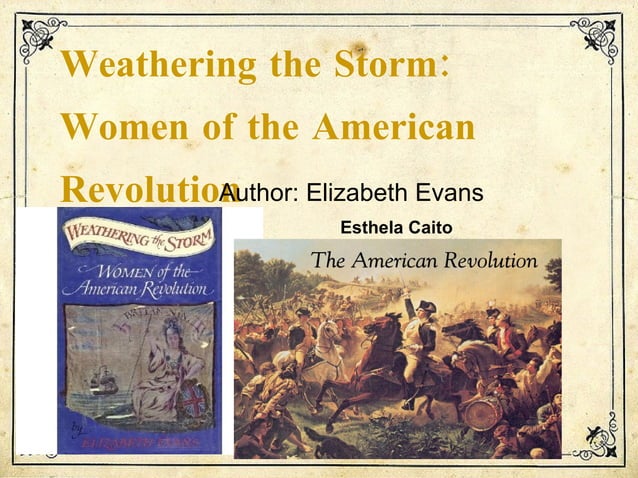Weathering the storm | PPT