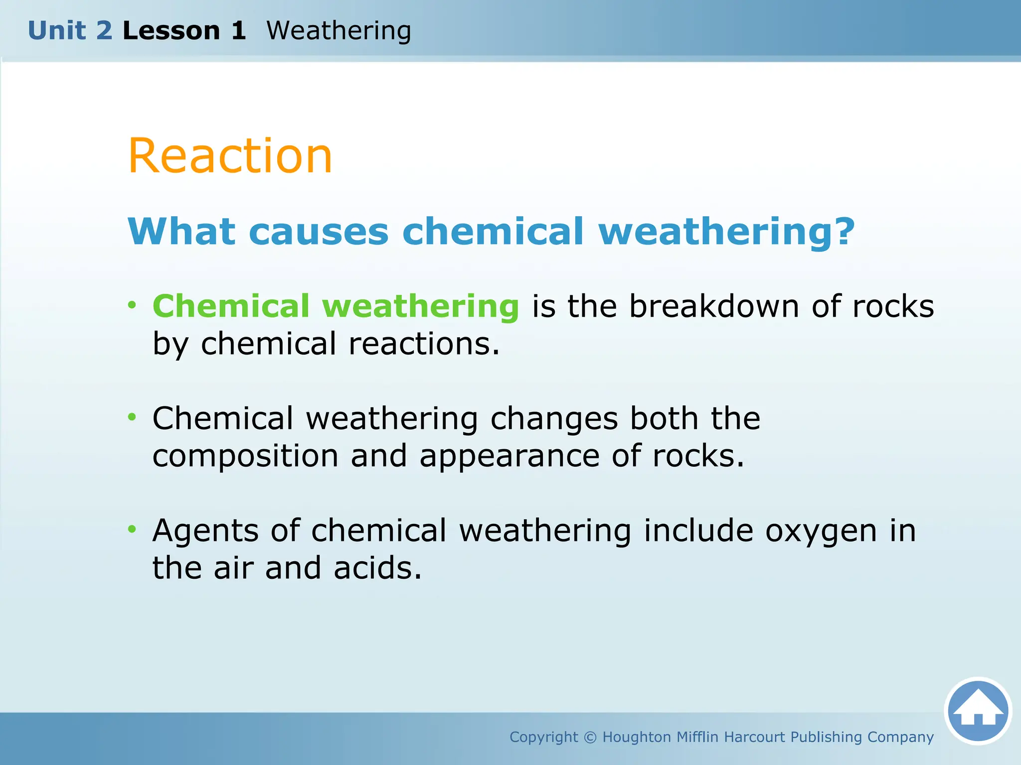 Weathering Unit 2 Lesson Physical Weathering 1.ppt