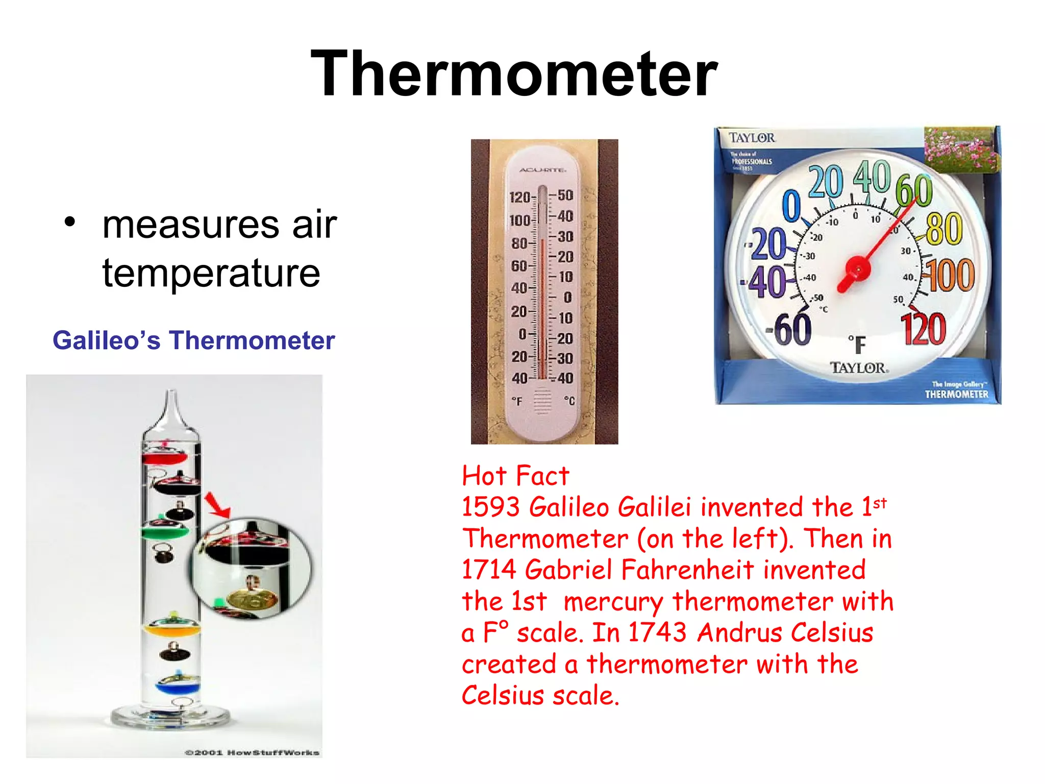 Weather instruments | PPT