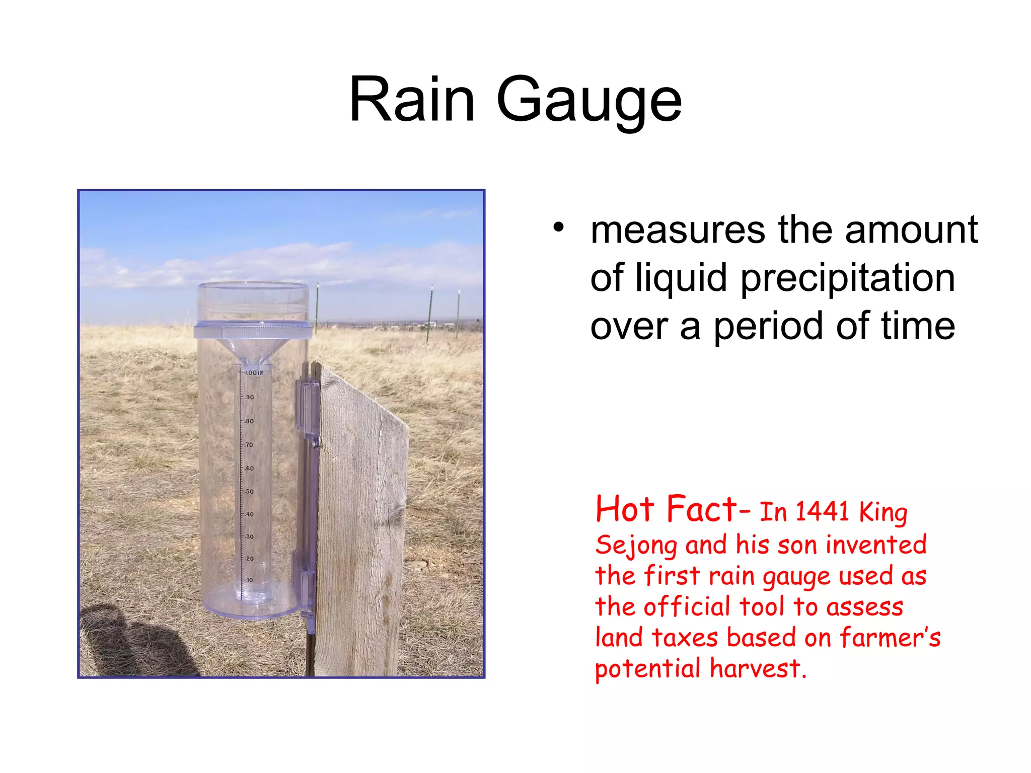 Weather instruments | PPT