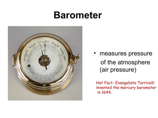 Weather instruments | PPT