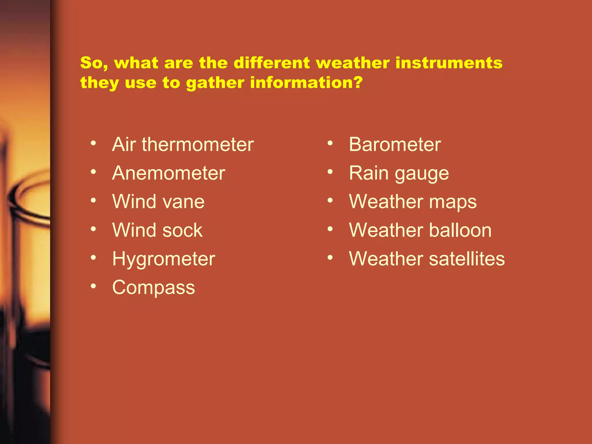Weather instruments | PPT
