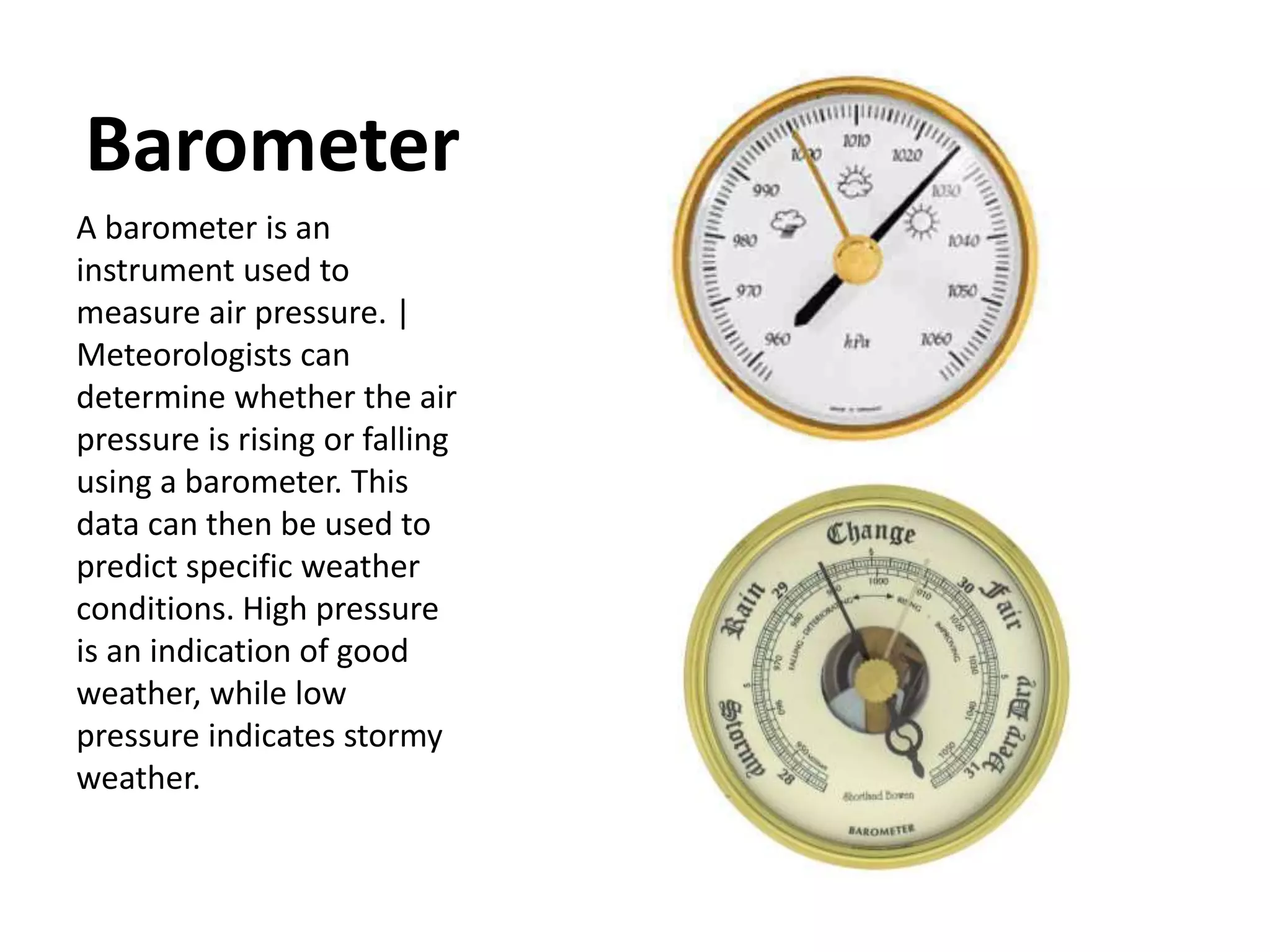 Weather instruments | PPTX