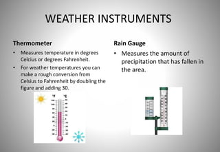 Weather instruments | PPT