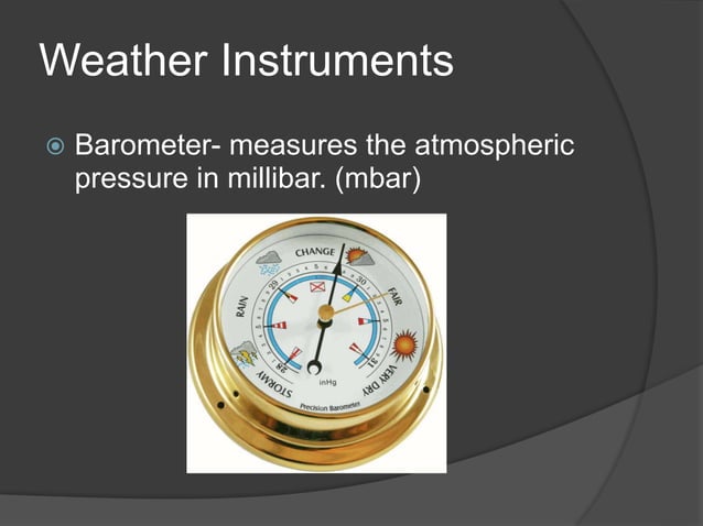Weather instruments | PPT