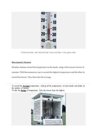 Weather instruments | DOCX