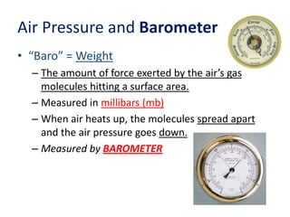 Weather instruments and maps | PPT