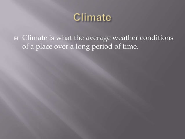 Weather introduction | PPT