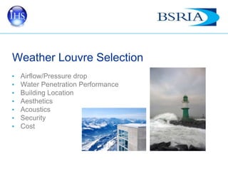 What is a Weather Louvre? | PPT