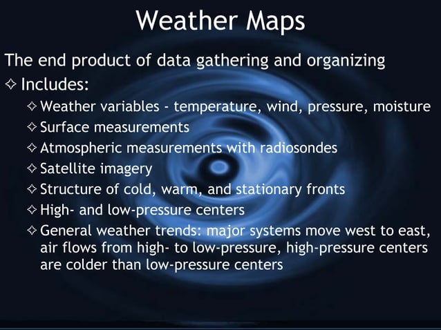 Weather Maps | PPT