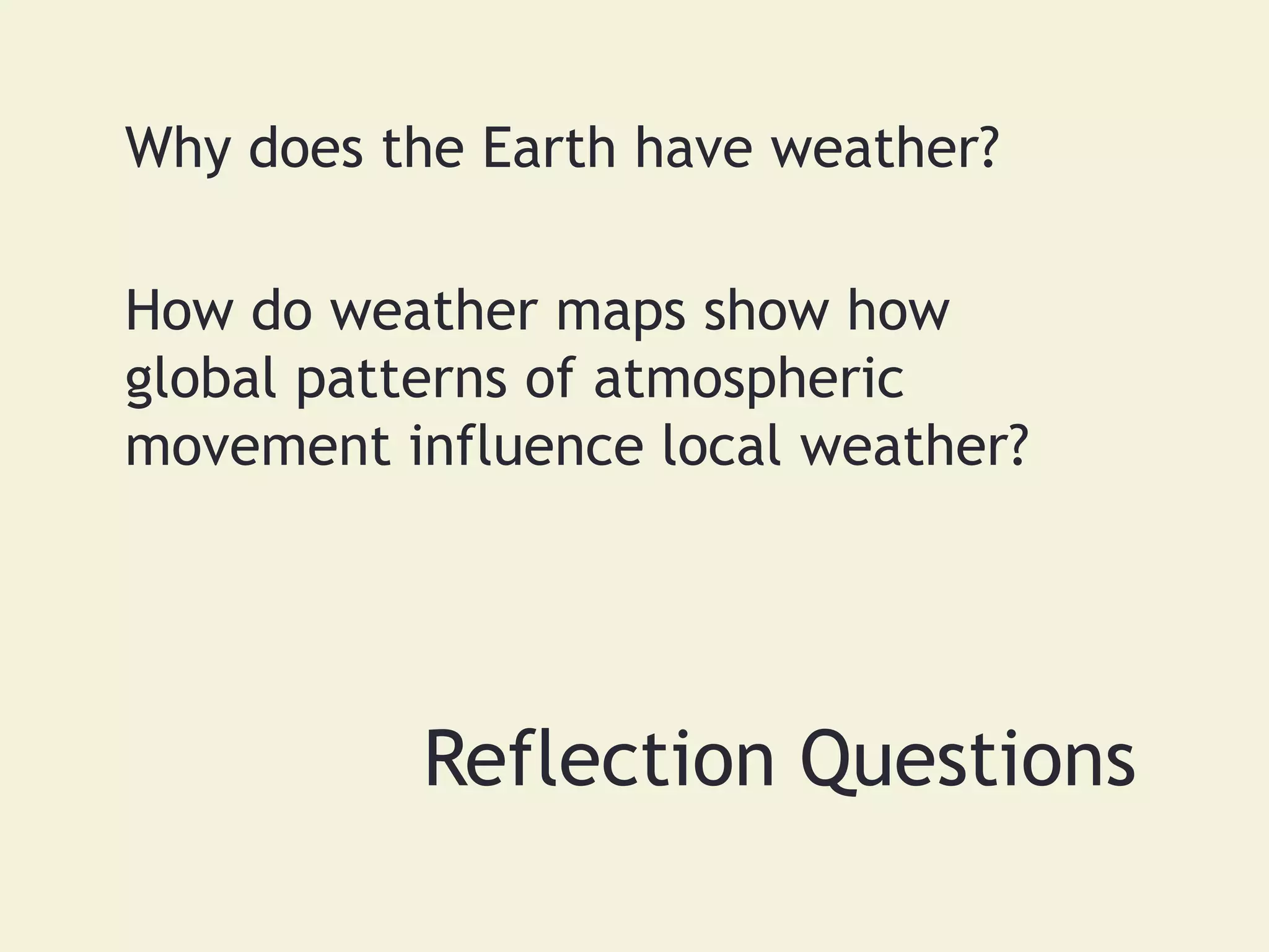 Weather maps and their symbols | PPTX