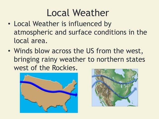 Weather maps and their symbols | PPTX