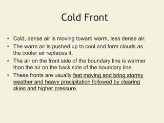 Weather maps and their symbols | PPTX