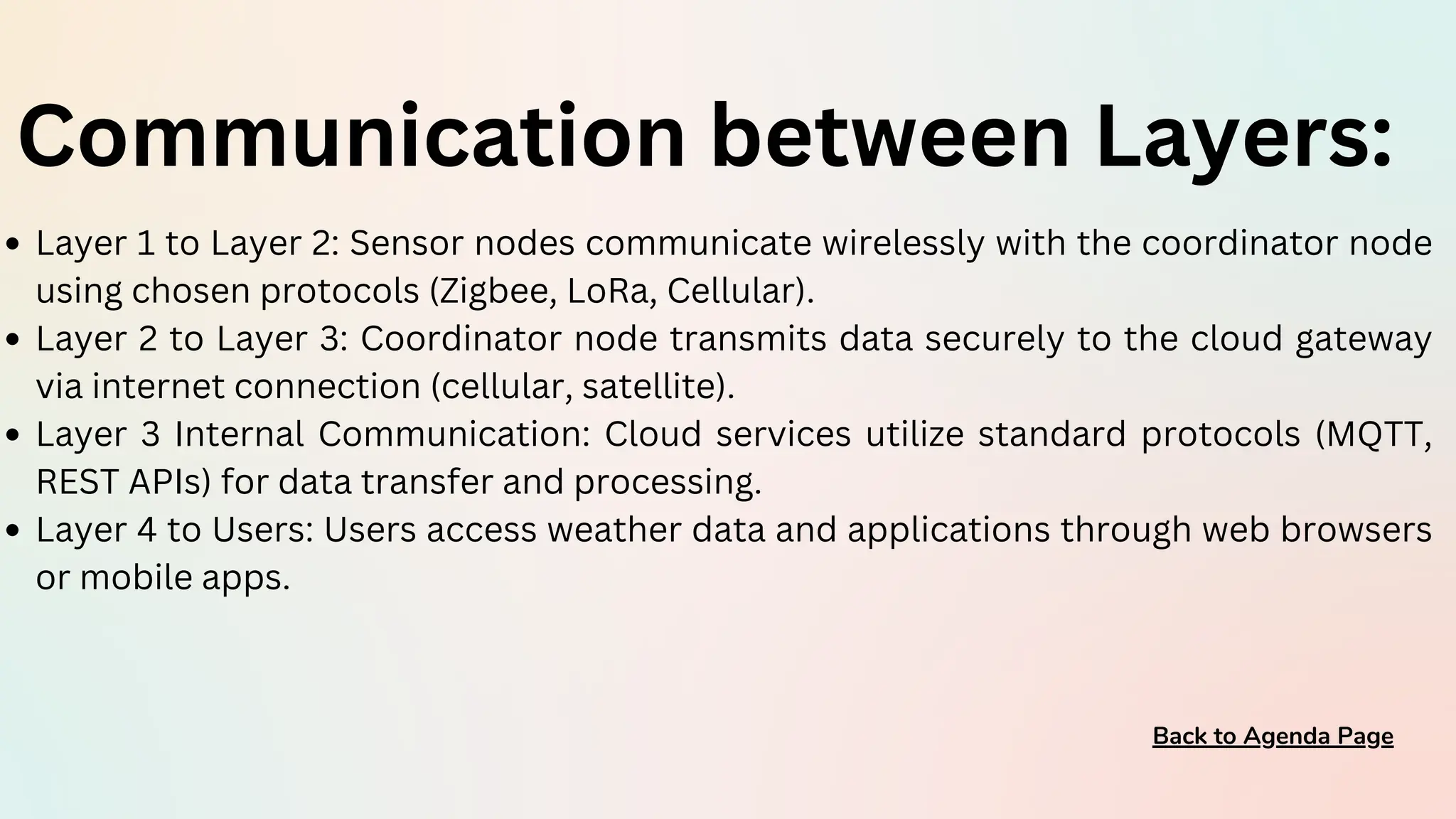 Weather Monitoring System ppt using iiot and modules | PDF