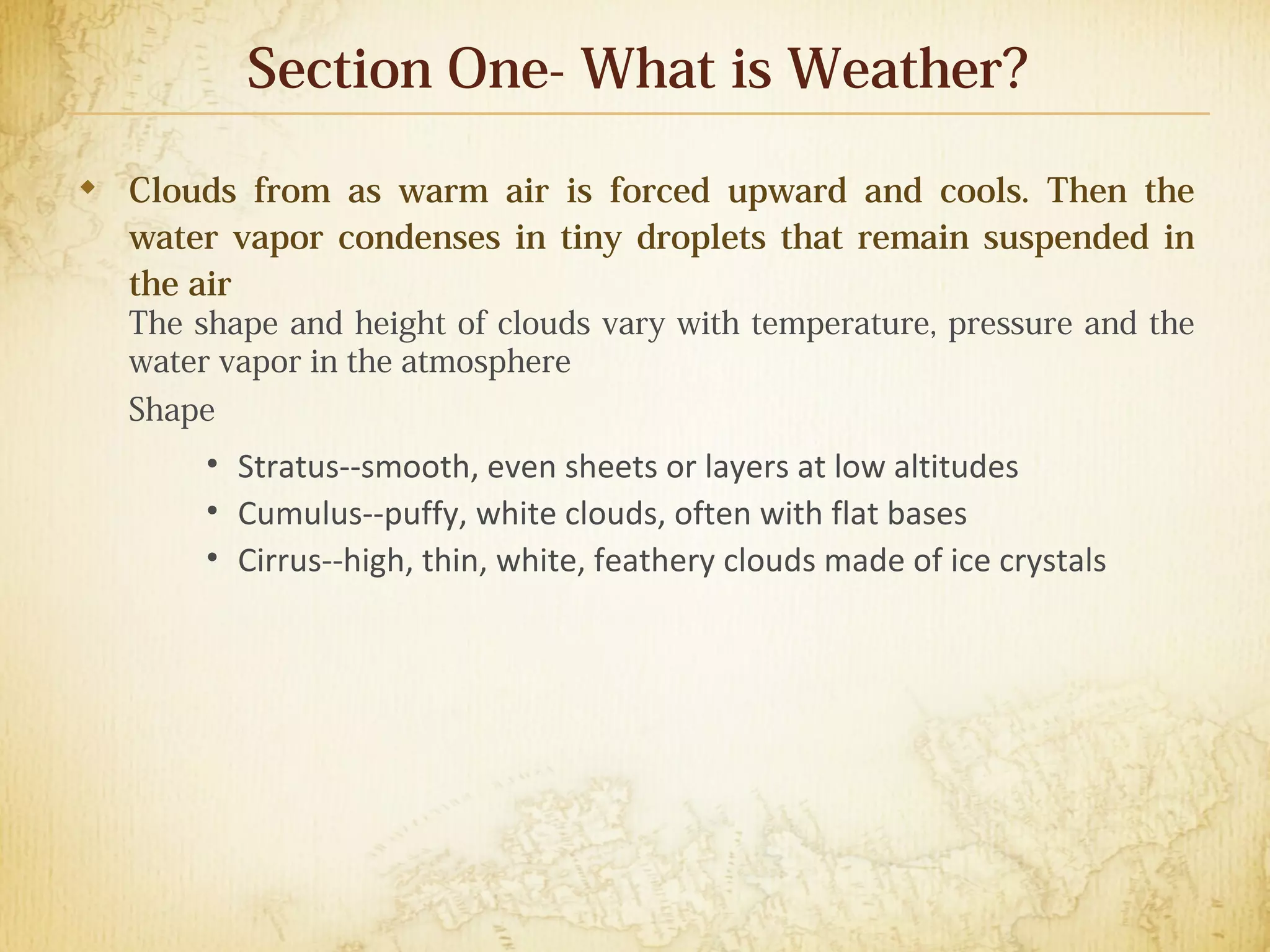 Weather Note PowerPoint | PPT | Weather | Science