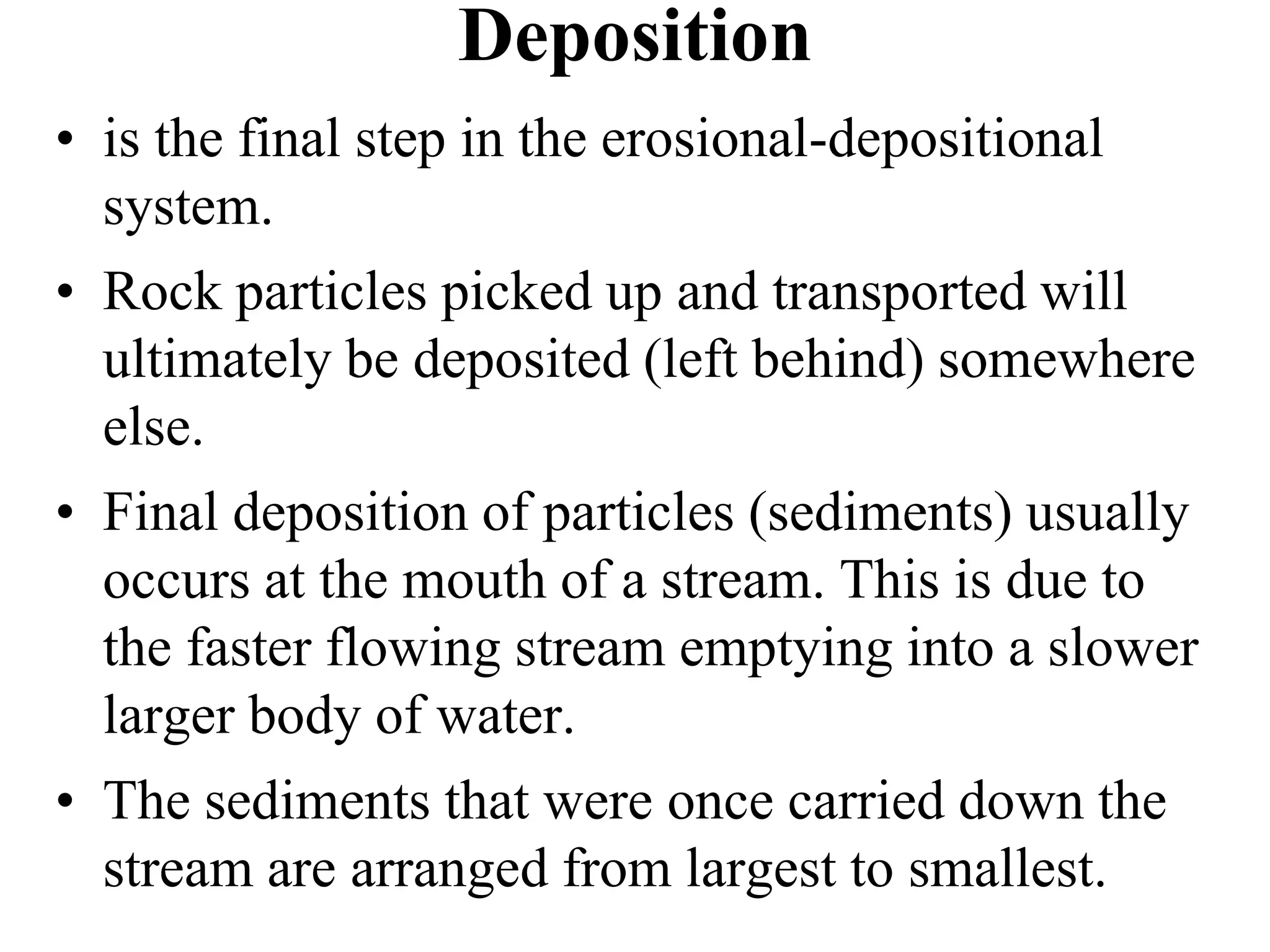 Weathering, Erosion, and Deposition | PPT