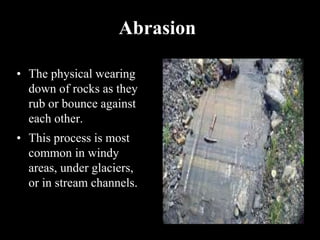 Weathering, Erosion, and Deposition | PPT