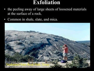 Weathering, Erosion, and Deposition | PPT