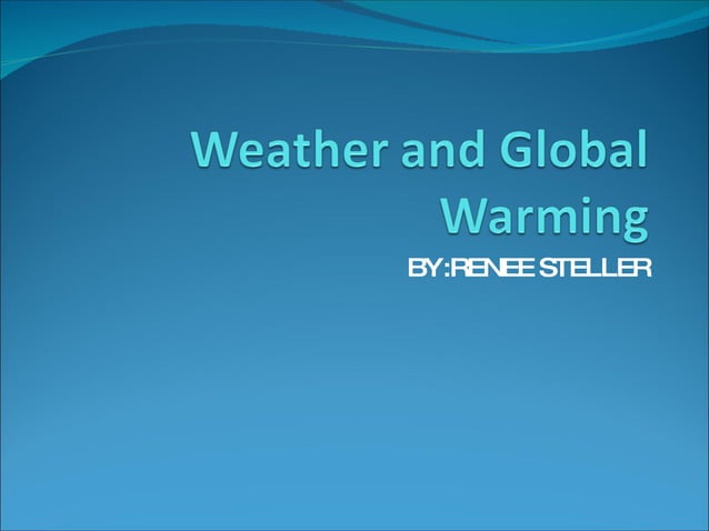 Weather Power Point | PPT