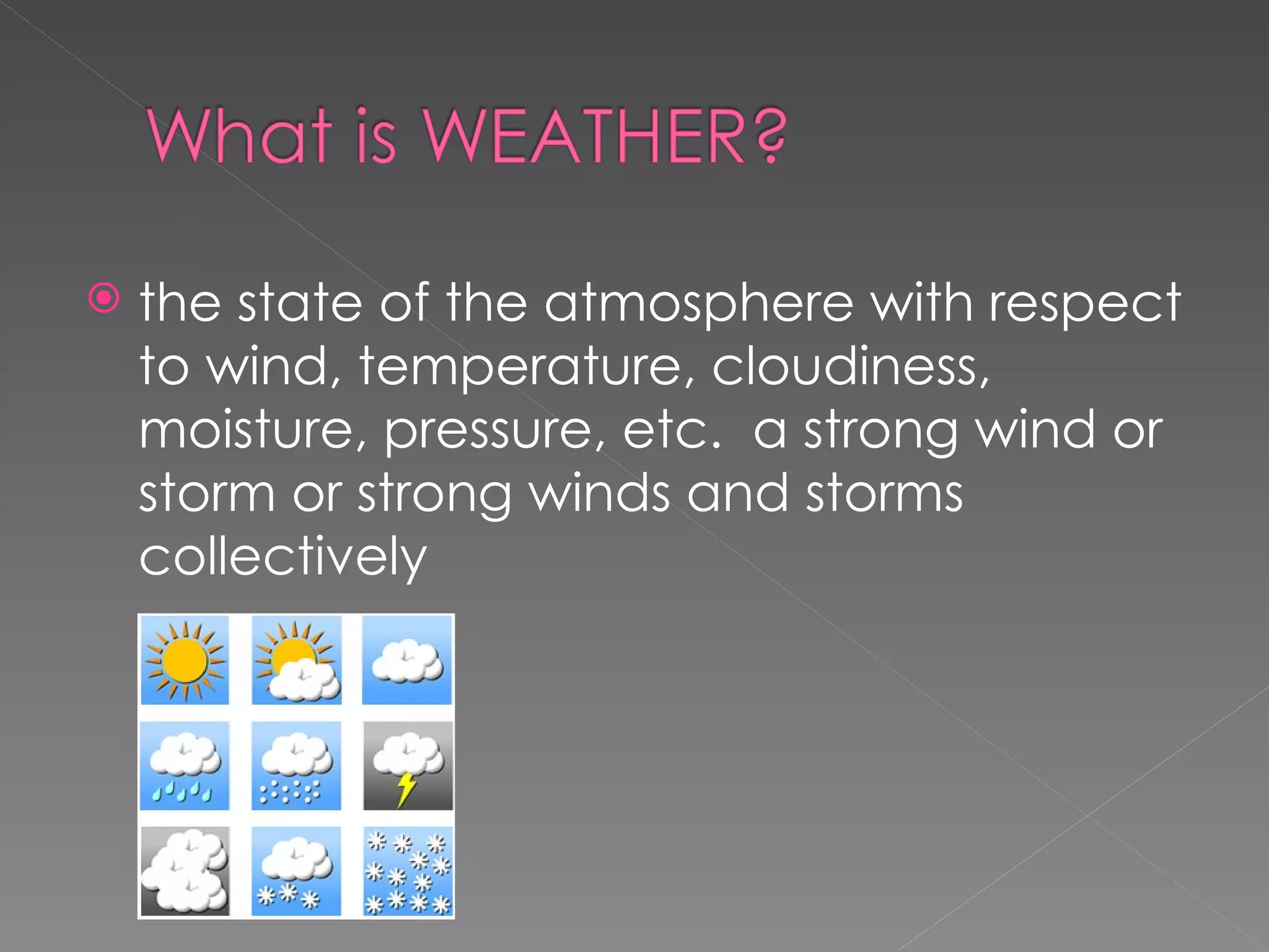 Weather Power Point | PPT