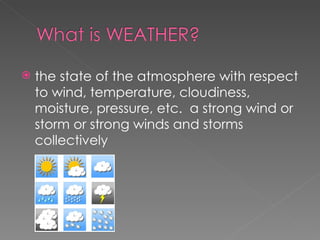 Weather Power Point | PPT